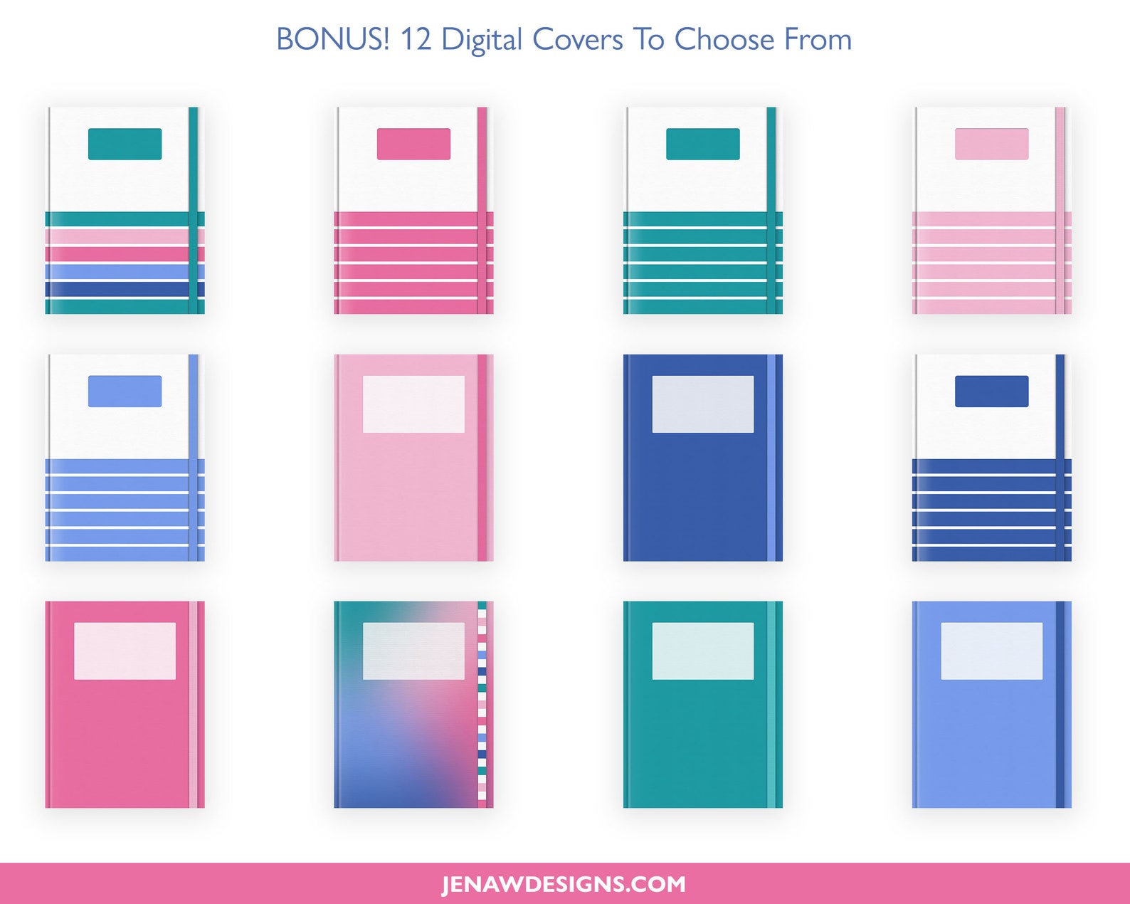 12 Subject Digital Notebook With Tabs Digital Notebook - Etsy