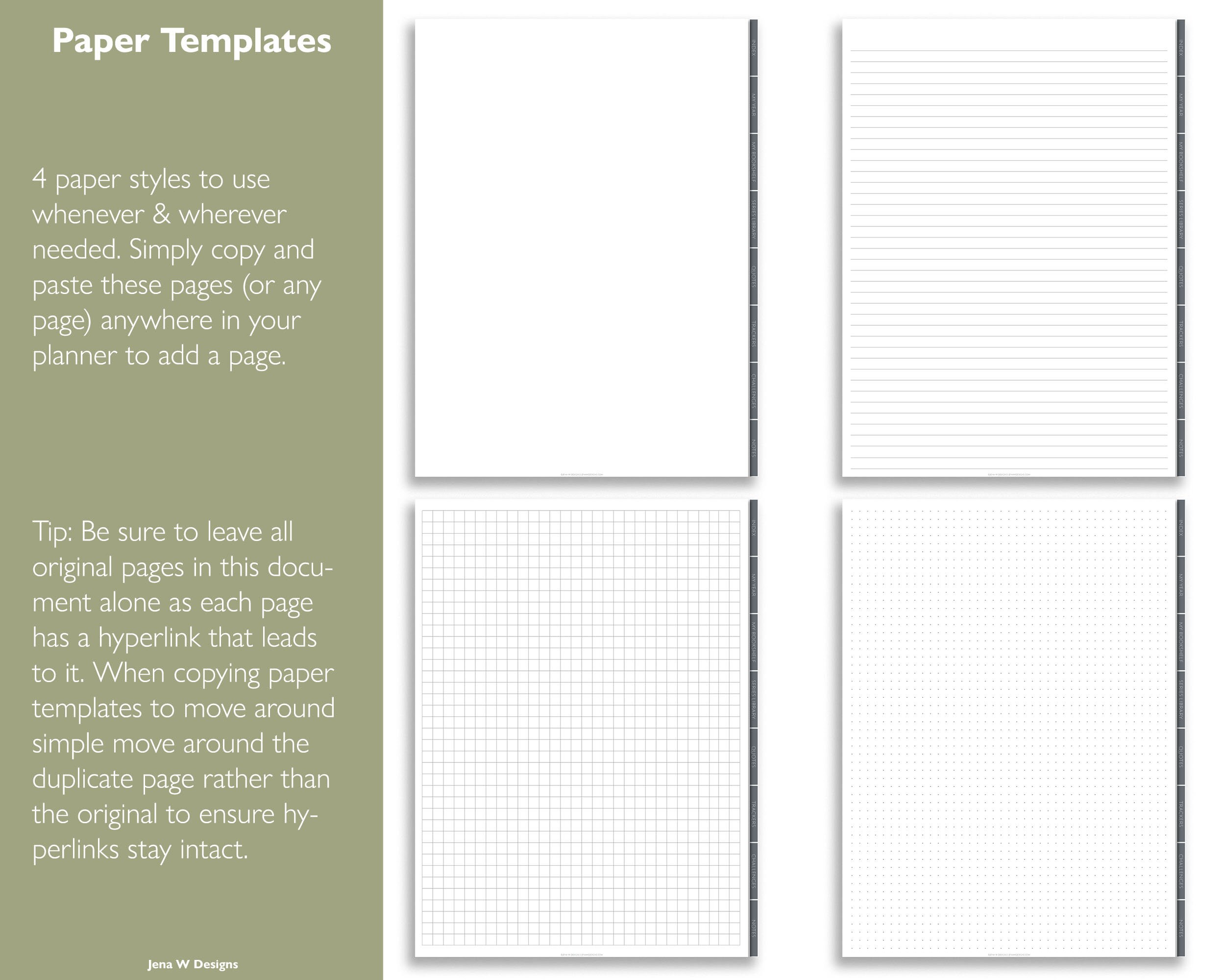 Digital Reading Journal for Goodnotes Book Review Journal - Etsy