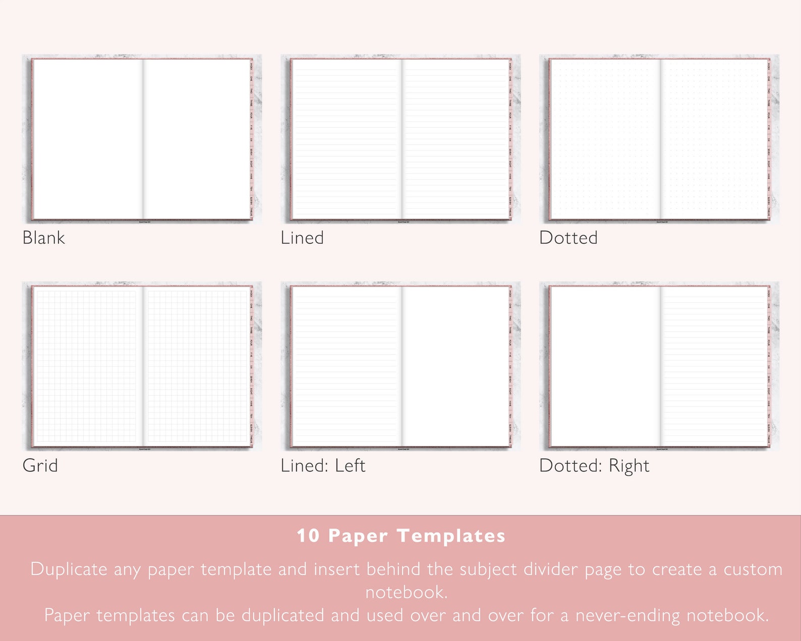 Digital Notebook Landscape Realistic Digital Notebook - Etsy