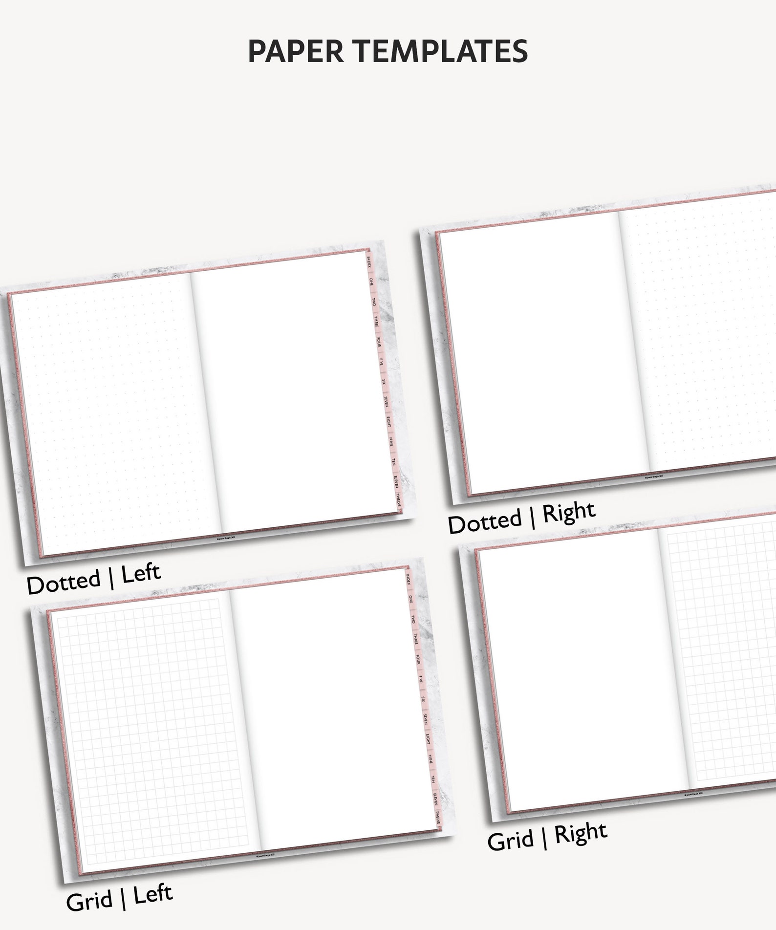 Digital Notebook Landscape, Realistic Digital Notebook, Goodnotes ...