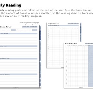 Digital Reading Log, Goodnotes Book Tracker, Digital Book Review ...