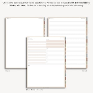 2025 Dated Daily Digital Planner for iPad and Android, Simple Dated ...