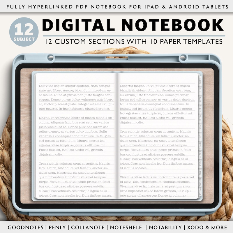 Digital Notebook - Etsy