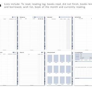 Digital Reading Log, Goodnotes Book Tracker, Digital Book Review ...