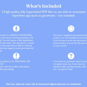 5 Year Daily Digital Journal 365 Daily Journal Hyperlinked - Etsy