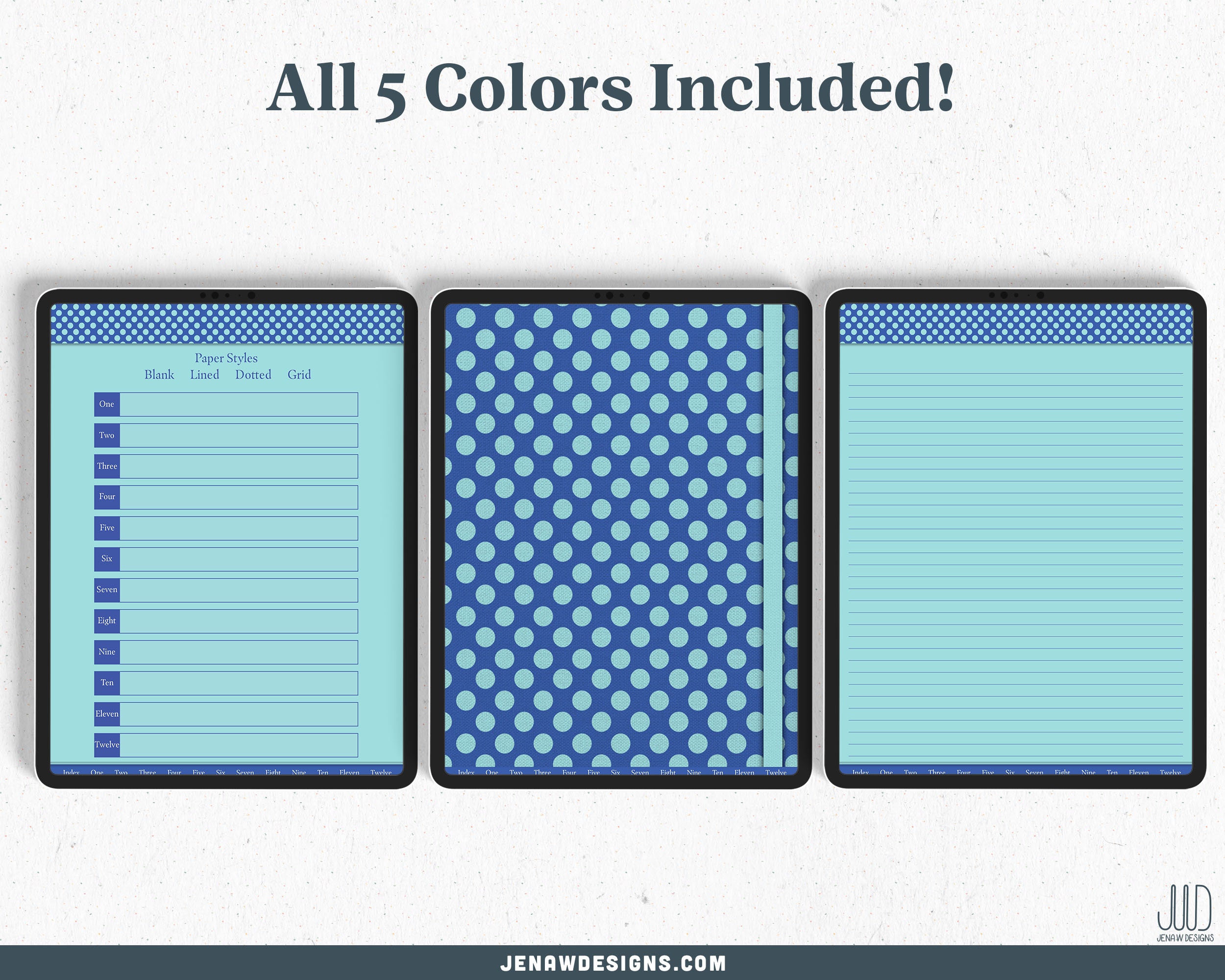 Digital Notepad Digital Notebook With Tabs Goodnotes | Etsy