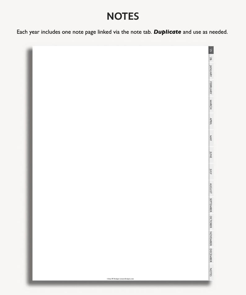 2025 2026 Two-year Weekly Digital Planner for iPad and Android Tablets ...