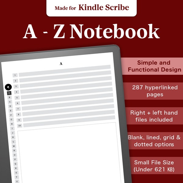 Scribe Notebook Template - Etsy
