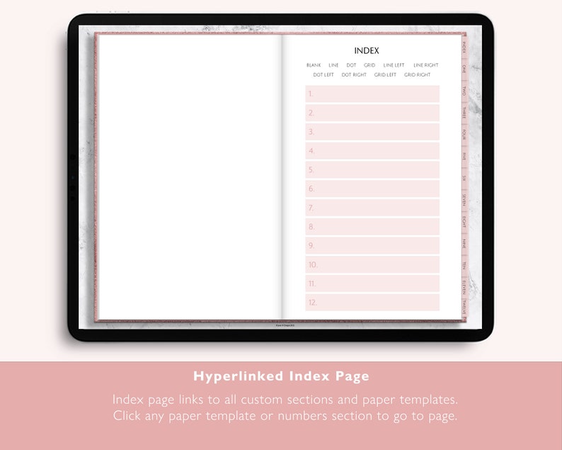 Digital Notebook Landscape Realistic Digital Notebook - Etsy