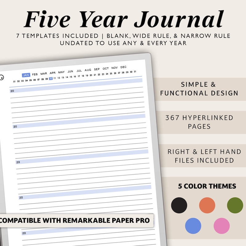 Gratitude Journal One Year - Etsy