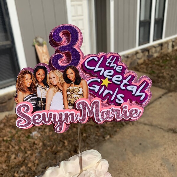 Cheetah Girls Cake Topper - Etsy
