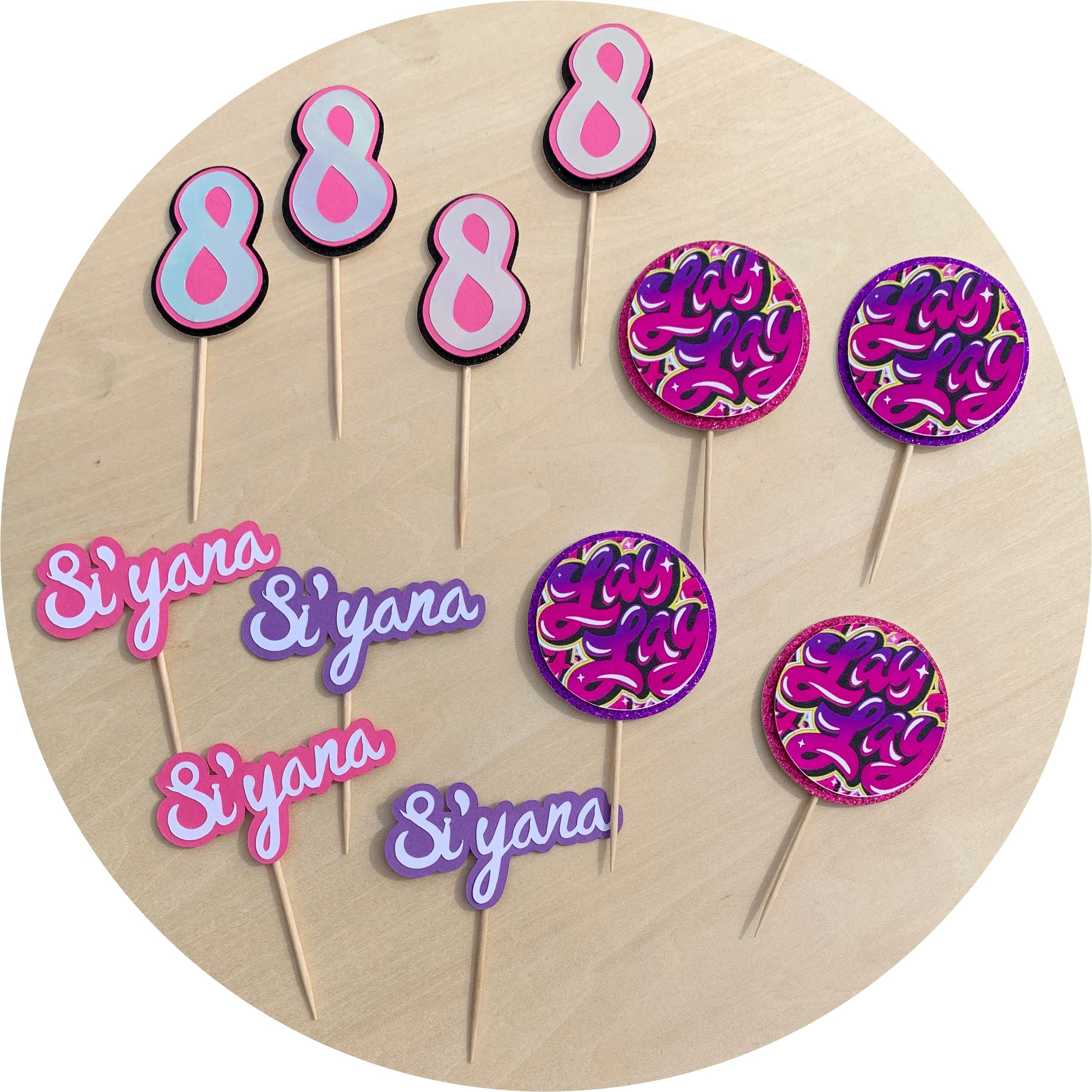 That Girl Laylay Cake Topper 3D Cake Topper Cupcake - Etsy