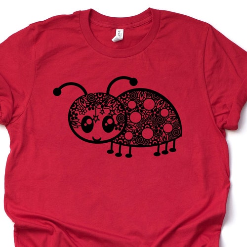 Ladybug Shirt Ladybug Mandala Super Cute Ladybug Design on - Etsy