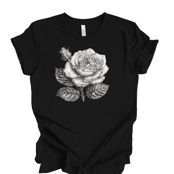 Black and White Tee - Etsy