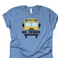 Custom School Bus T-shirt - Custom Transportation Shirt - Back to ...