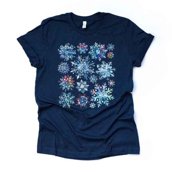 Snowflake Shirt - Etsy