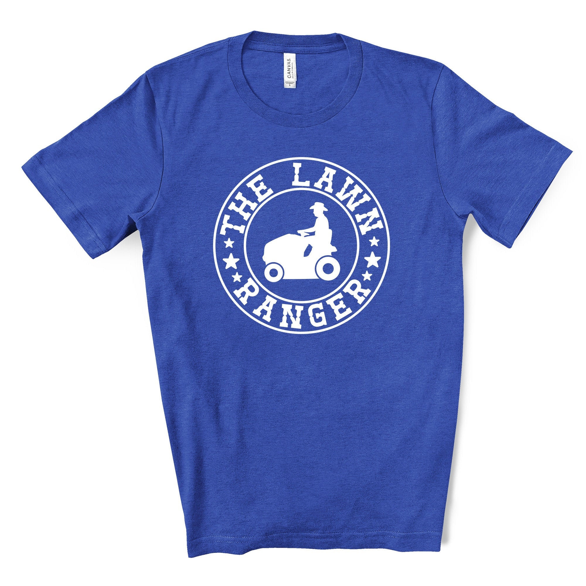 Funny Dad Tee The Lawn Ranger Lawn Mowing Dad Design on | Etsy