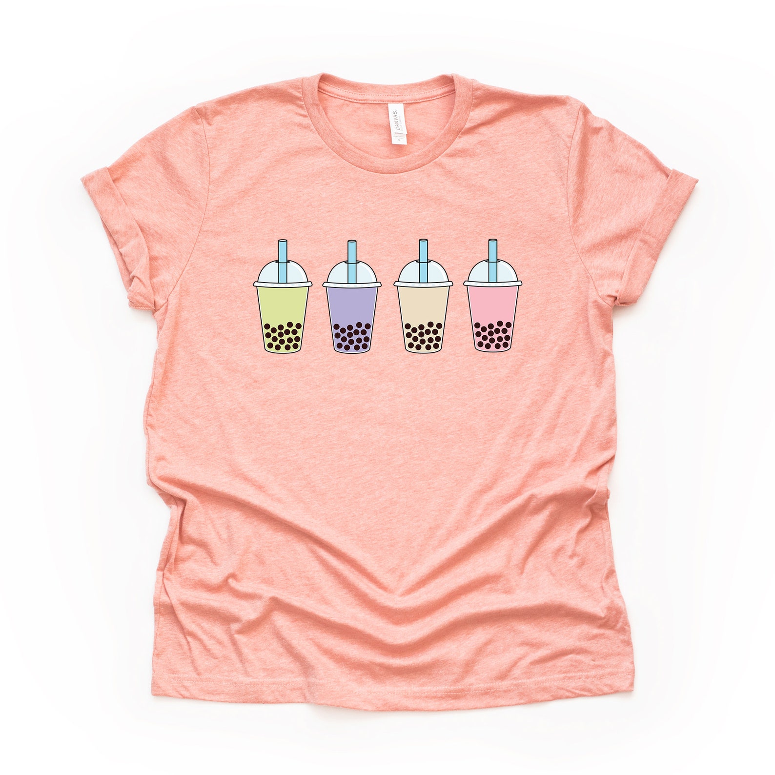 Bubble Tea Shirt, Super Cute Bubble Tea Flavors Design on premium ...