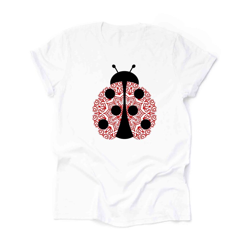 Super Cute Lady Bug Mandala Ladybug Mandala Zentangle Design - Etsy