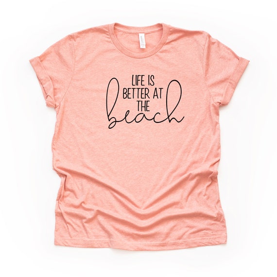 Beach Life Simple Life is Better at the Beach Shirt Design on - Etsy
