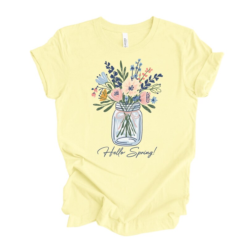 Hello Spring Shirt - Etsy