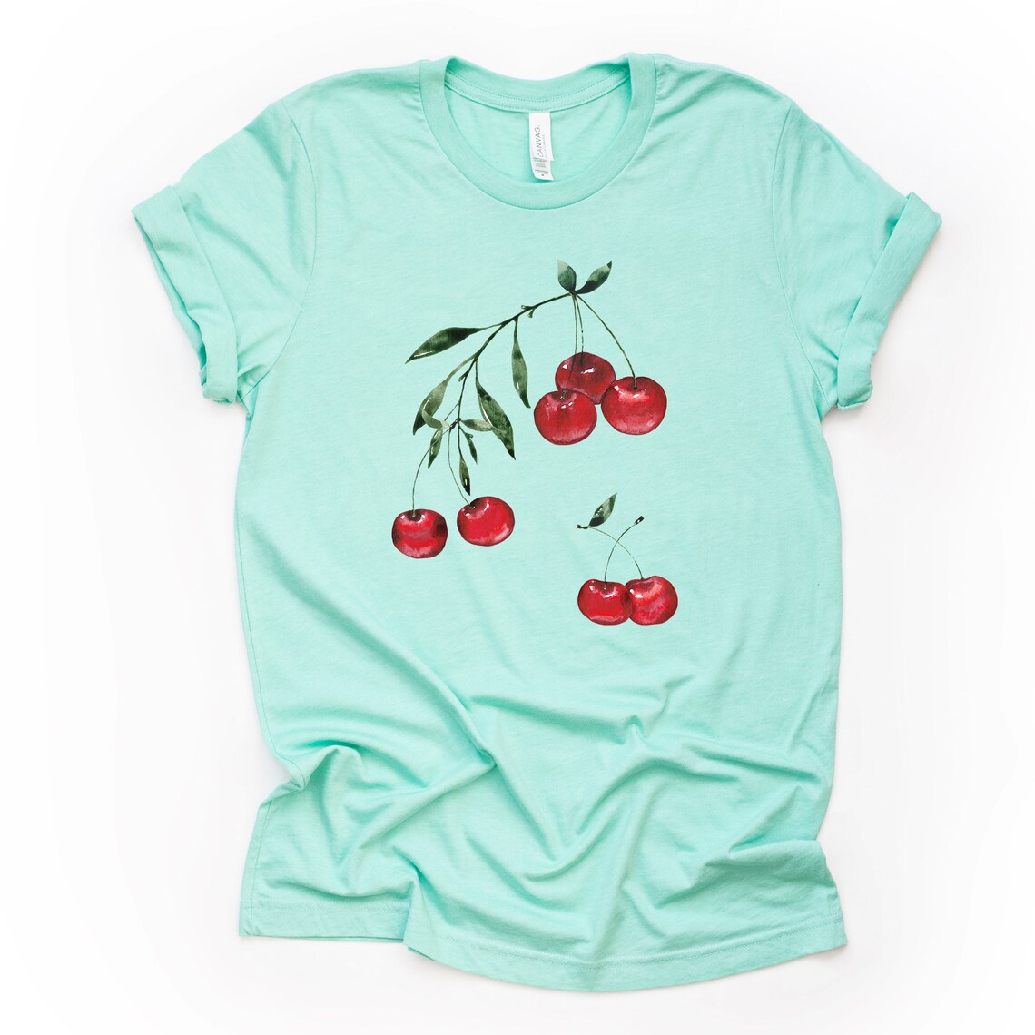 Summer Shirt Super Fun Cherry Fruit Fresh Cherries Design on - Etsy