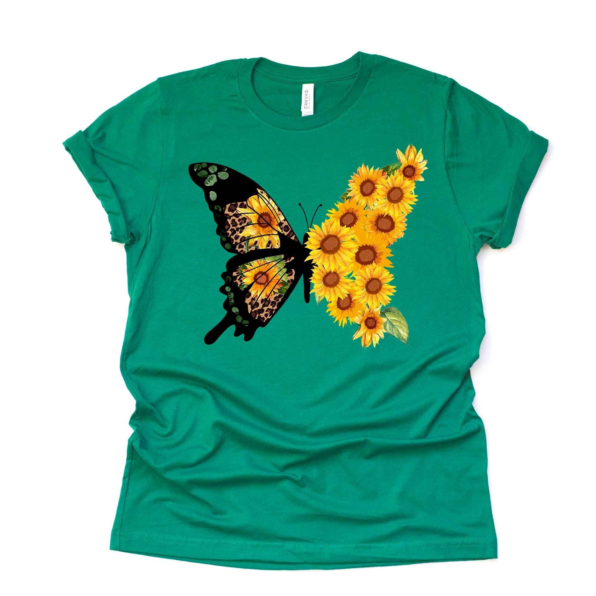 Plus Size Butterfly Design Tops - Etsy