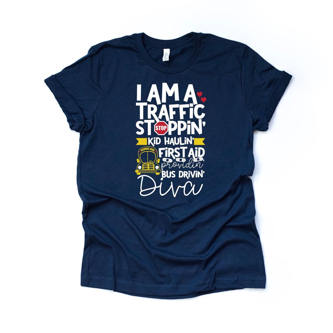 School Bus Driver Diva Shirt: Bella + Canvas Unisex Tee - Etsy