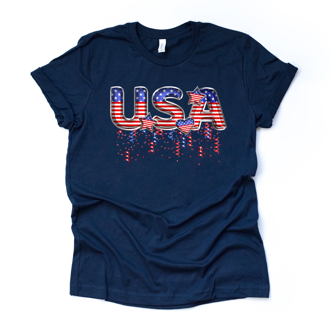 Unique Patriotic Tee American Flag Foil Balloon USA with | Etsy