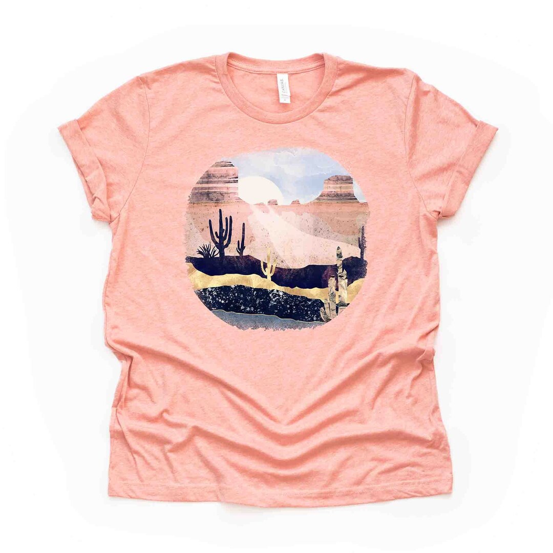 Desert Scene Tee, Beautiful Desert Scene, Desert Scene With Red Rocks ...