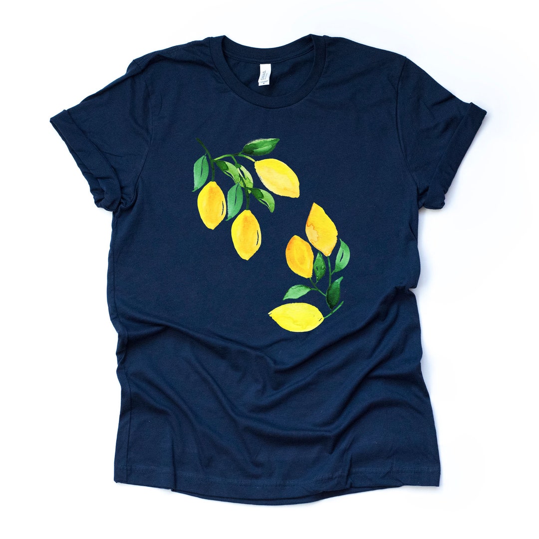Lemon Tee Super Fun Lemons Lemons on Stems Design on Premium - Etsy