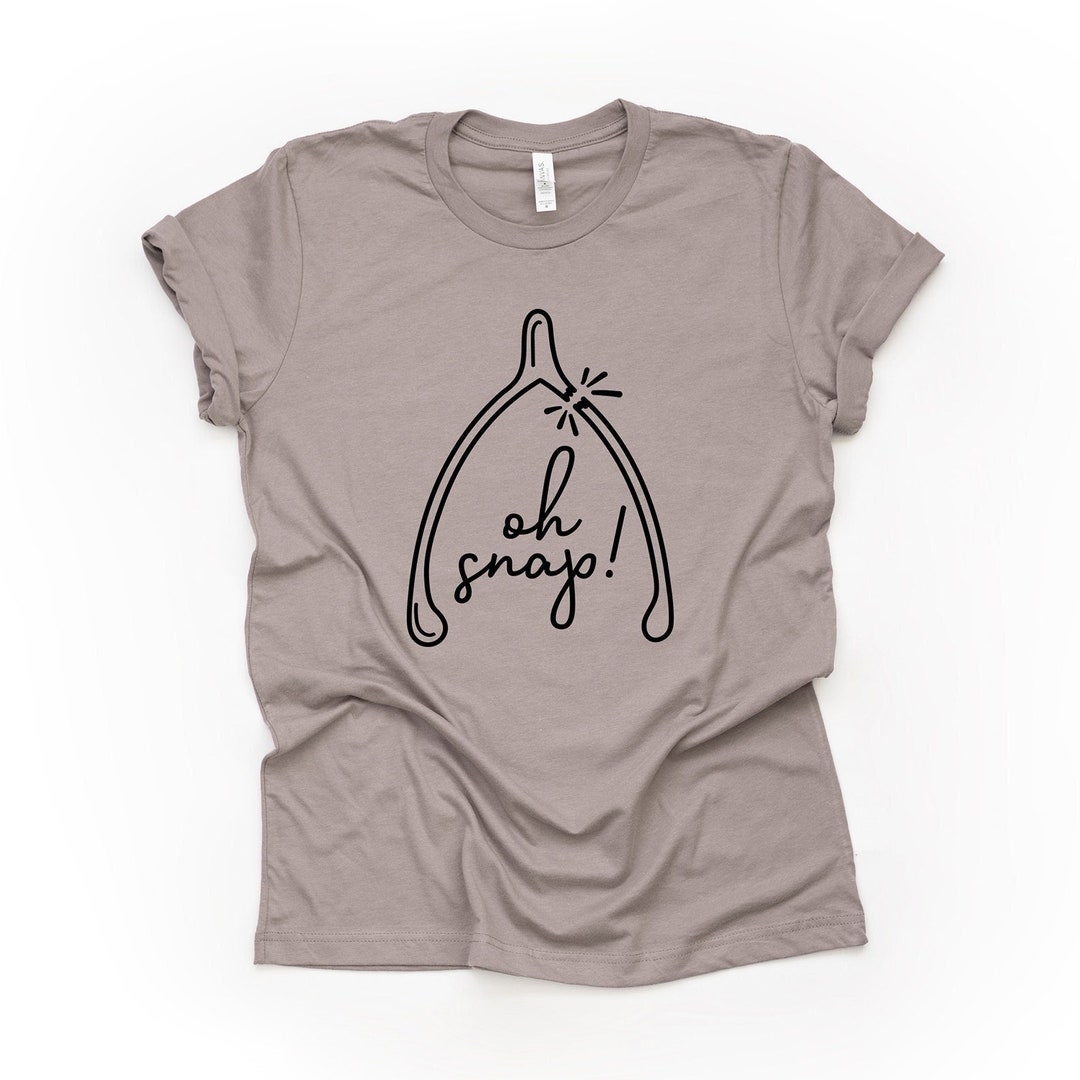 Thanksgiving Tee, Funny Thanksgiving OH SNAP Wishbone, Snapping ...