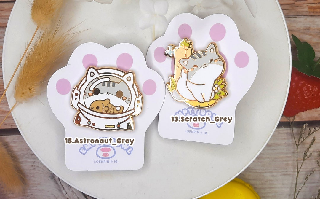 Cats Enamel Pins - Etsy