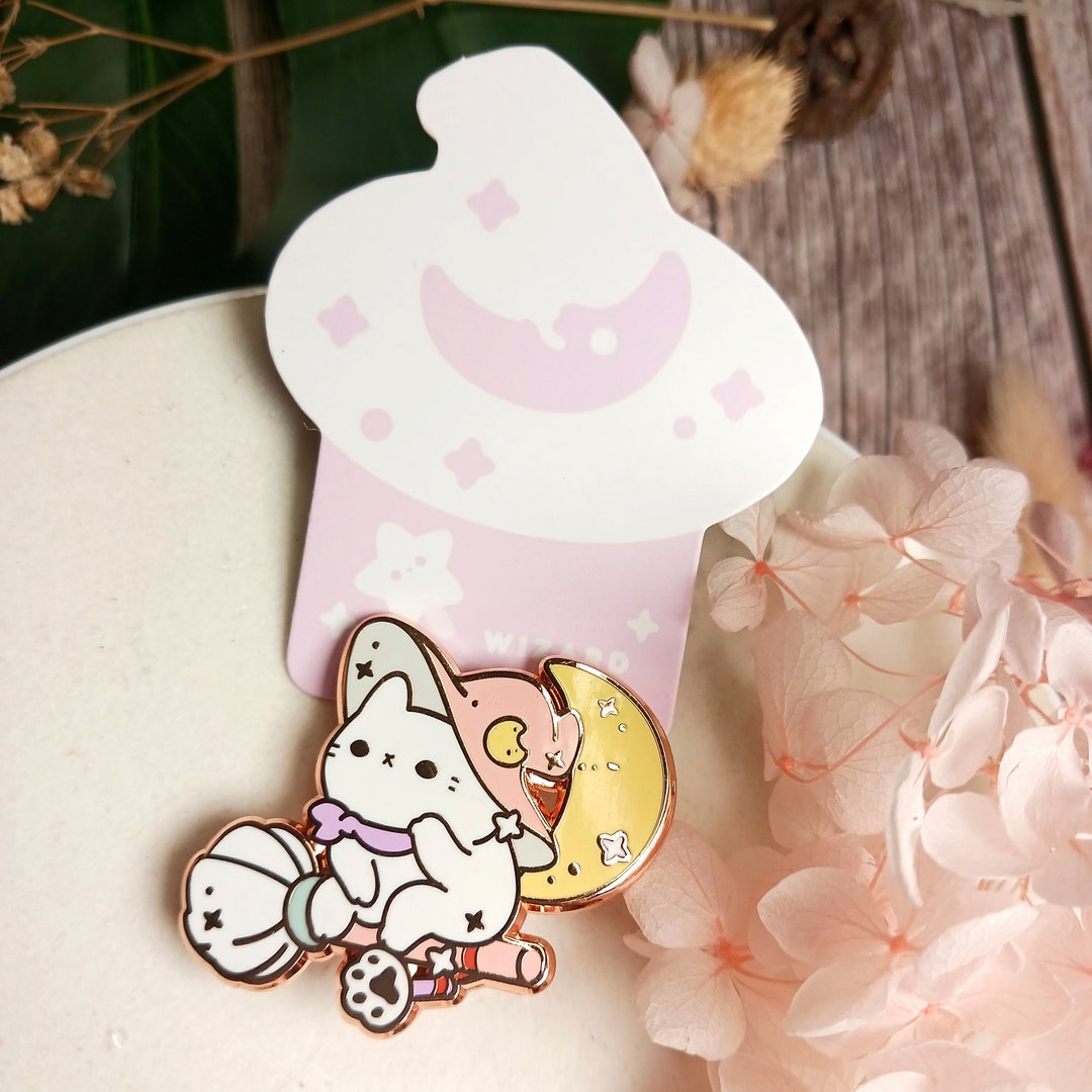 Wizard Cats Enamel Pins - Etsy