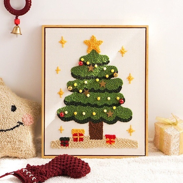 Punch Needle Christmas - Etsy