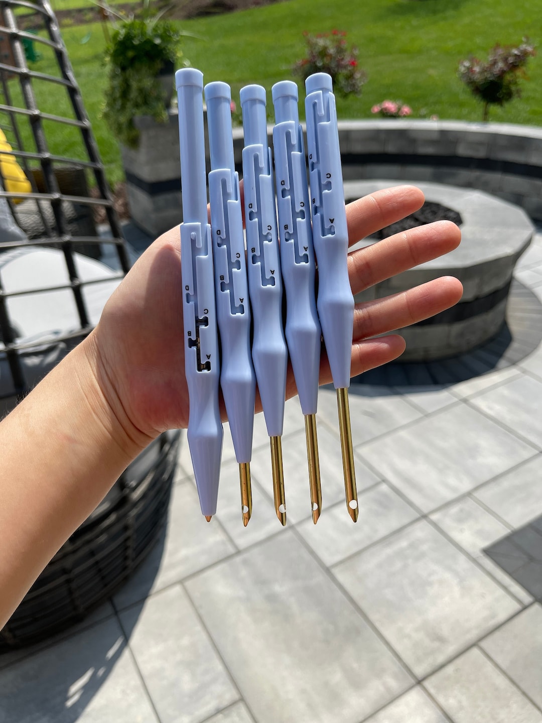 Adjustable Punch Needle Tool: Rug Hooking & Embroidery With Threader - Etsy