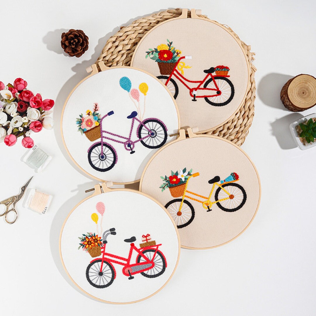 DIY Embroidery Kit Beginner, Beginner Embroidery Kit, Modern Embroidery ...