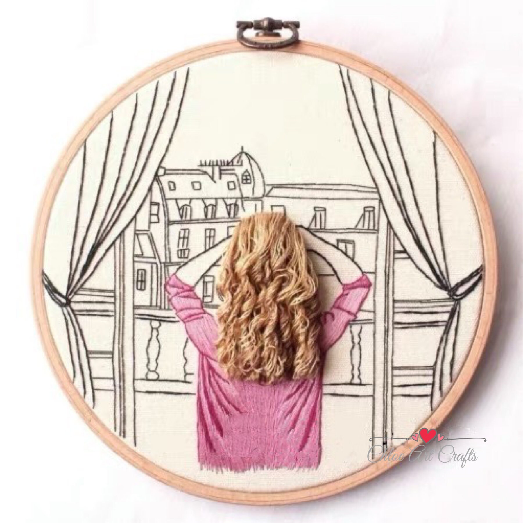 Portrait Embroidery Kit for Beginner Modern Embroidery Kit - Etsy