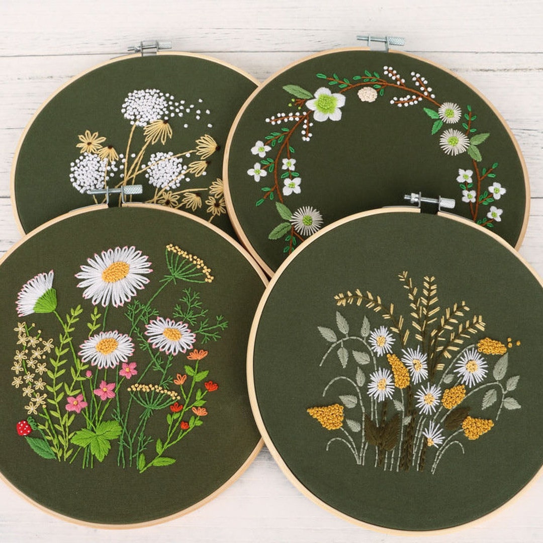 Embroidery Kit for Beginner| Modern Embroidery Kit With Pattern ...