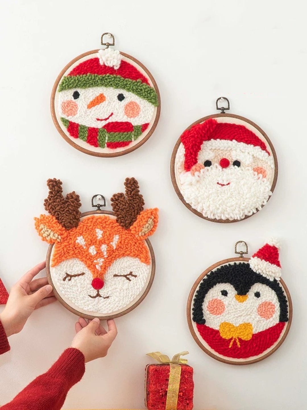 Christmas Punch Needles Start Kit/ Beginner Punch Needle Kit With ...