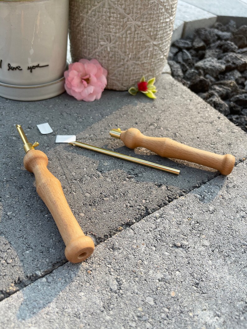 Wooden Punch Needle Tool/ Rug Hooking Punch Needle/ Punch - Etsy