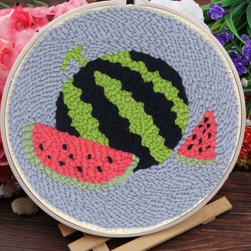 Strawberry Punch Needle Kit - Etsy