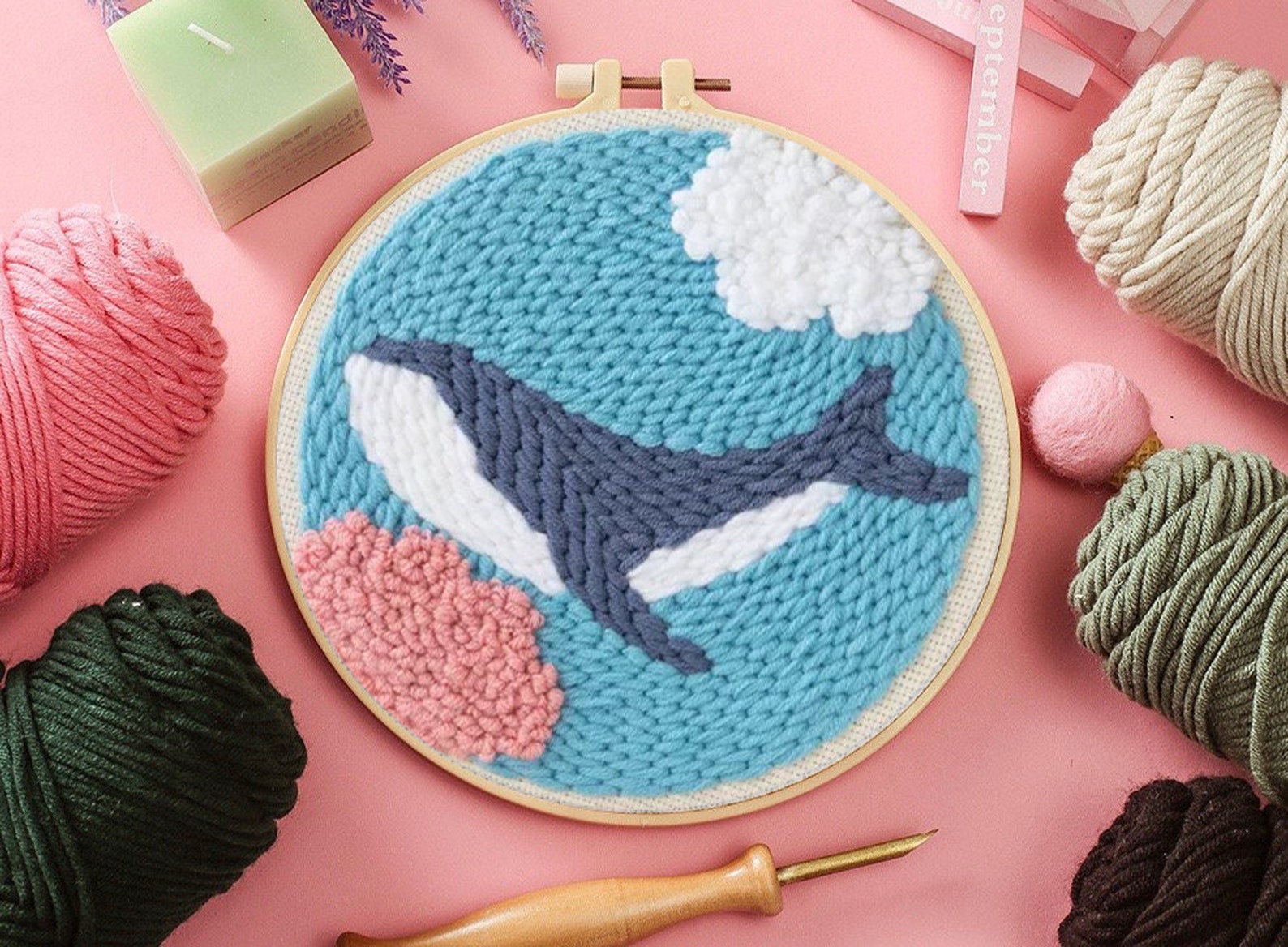 Punch Needles Start Kit/ Beginner Punch Needle Kit With - Etsy