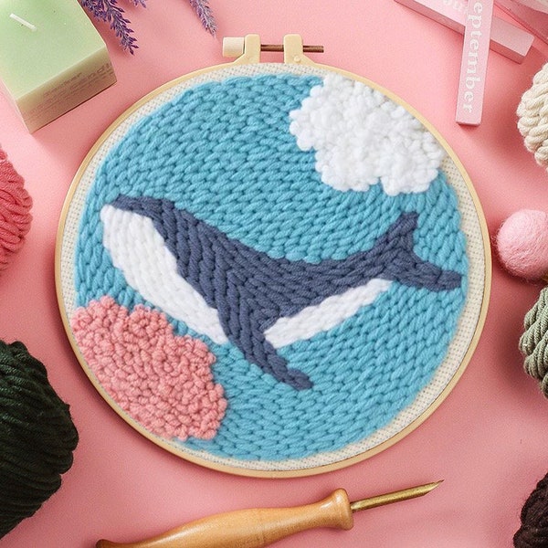 Turtle Punch Needle Pattern - Etsy