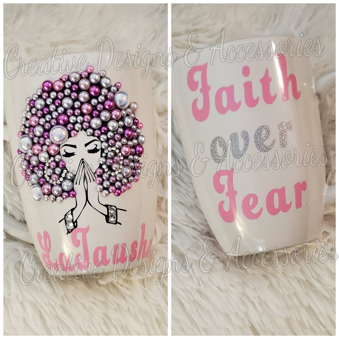 Faith Over Fear Mug Praying Mug Coffee Mug Mug Custom Mug | Etsy