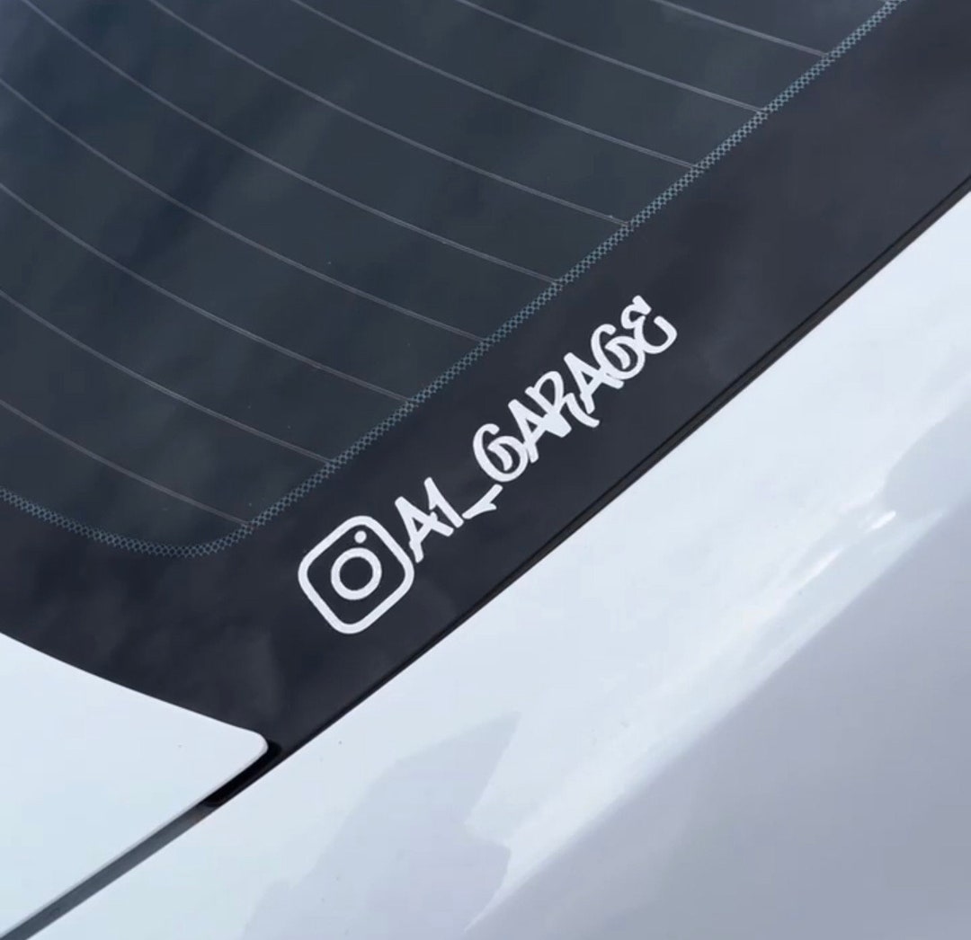 Custom Instagram Username Stickers/decals - Etsy