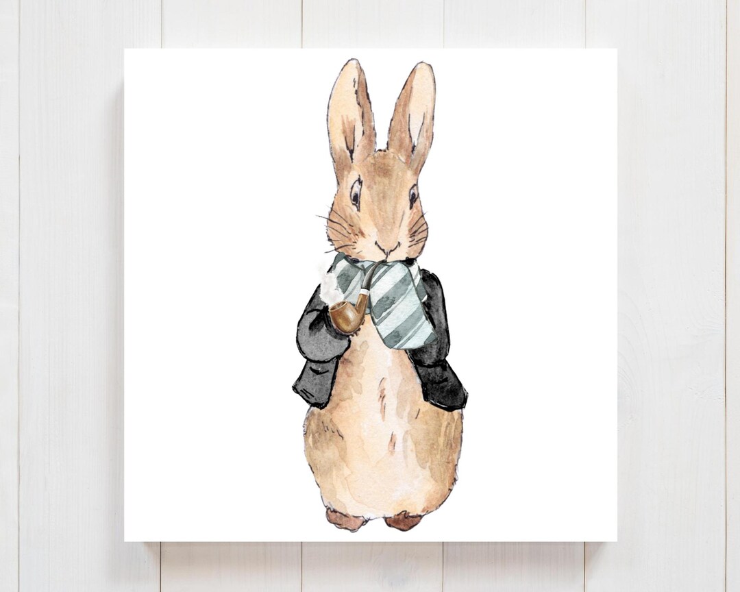 Instant Download, Peter Rabbit Facing Forward, Wearing Black Jacket ...