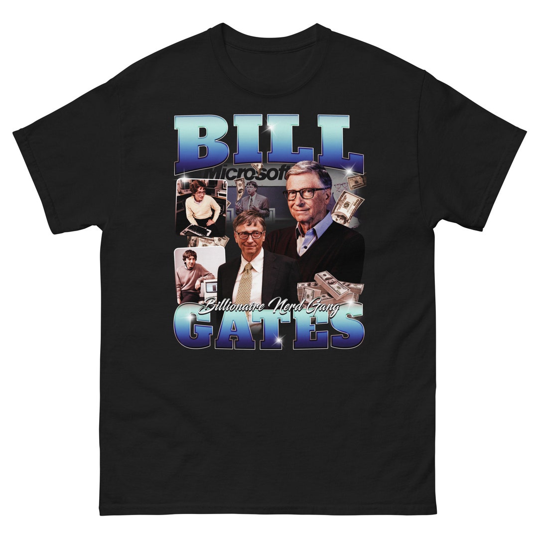 Bill Gates Bootleg Vintage Nerd 90s Rap Shirt, Retro Microsoft Tee - Etsy