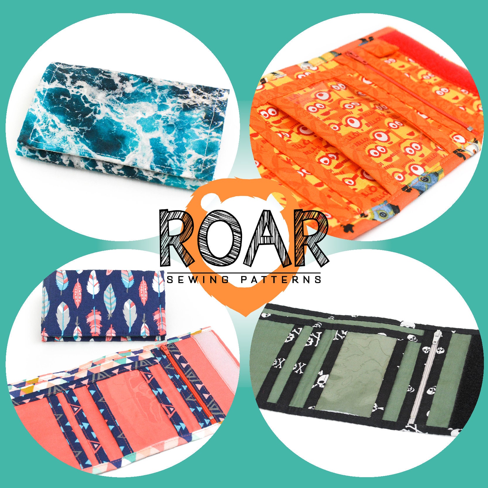 SURF WALLET Pdf Digital Sewing Pattern Instant Download - Etsy Australia