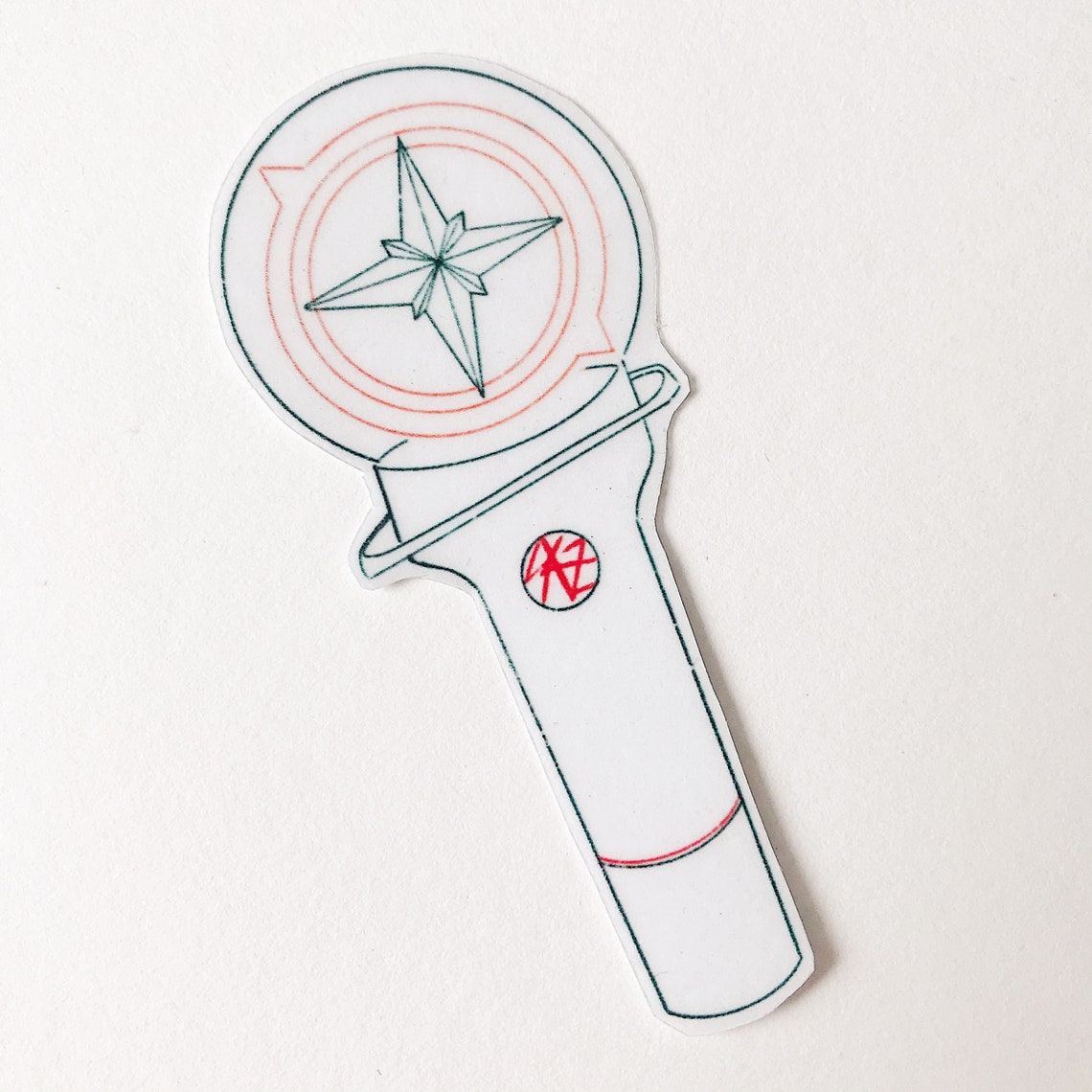 Tranparent Stray Kids lightstick sticker | Etsy